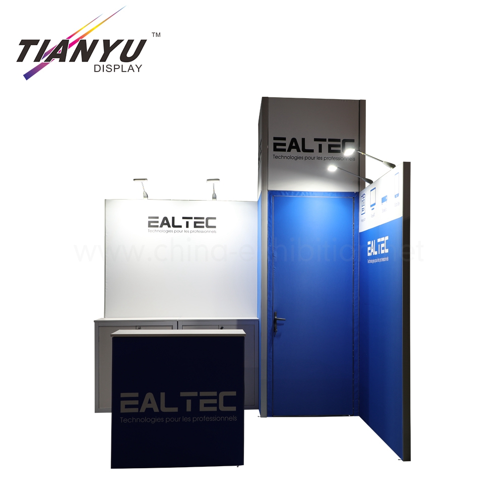 portable expo island exhibition booths stand design system and ...