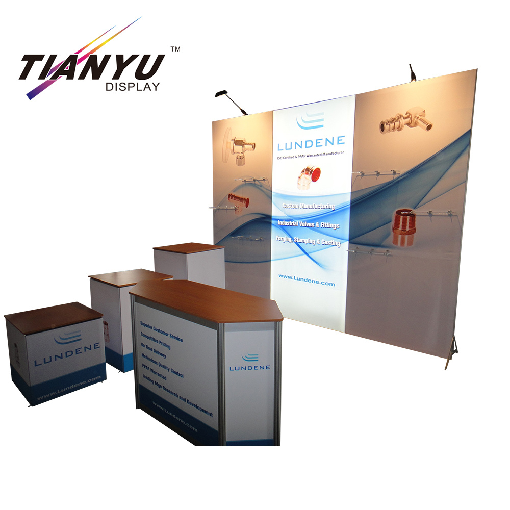 10FT Portable Exhibition Booth 3X3 Booth Display for Trade Show from ...