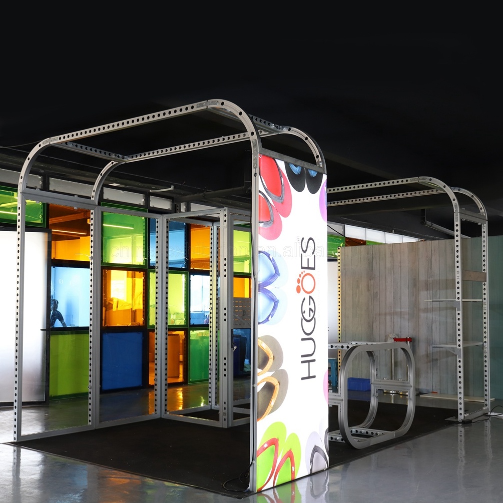Light Weight Simple Installation Aluminium Extrusion Trade Show Booth ...
