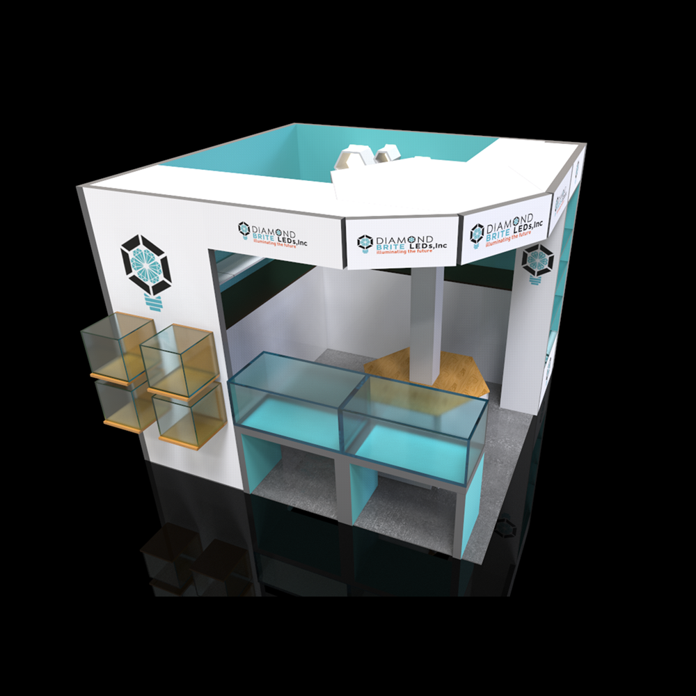 Modular Light Weight Exhibition Booth Material In Aluminum from China ...