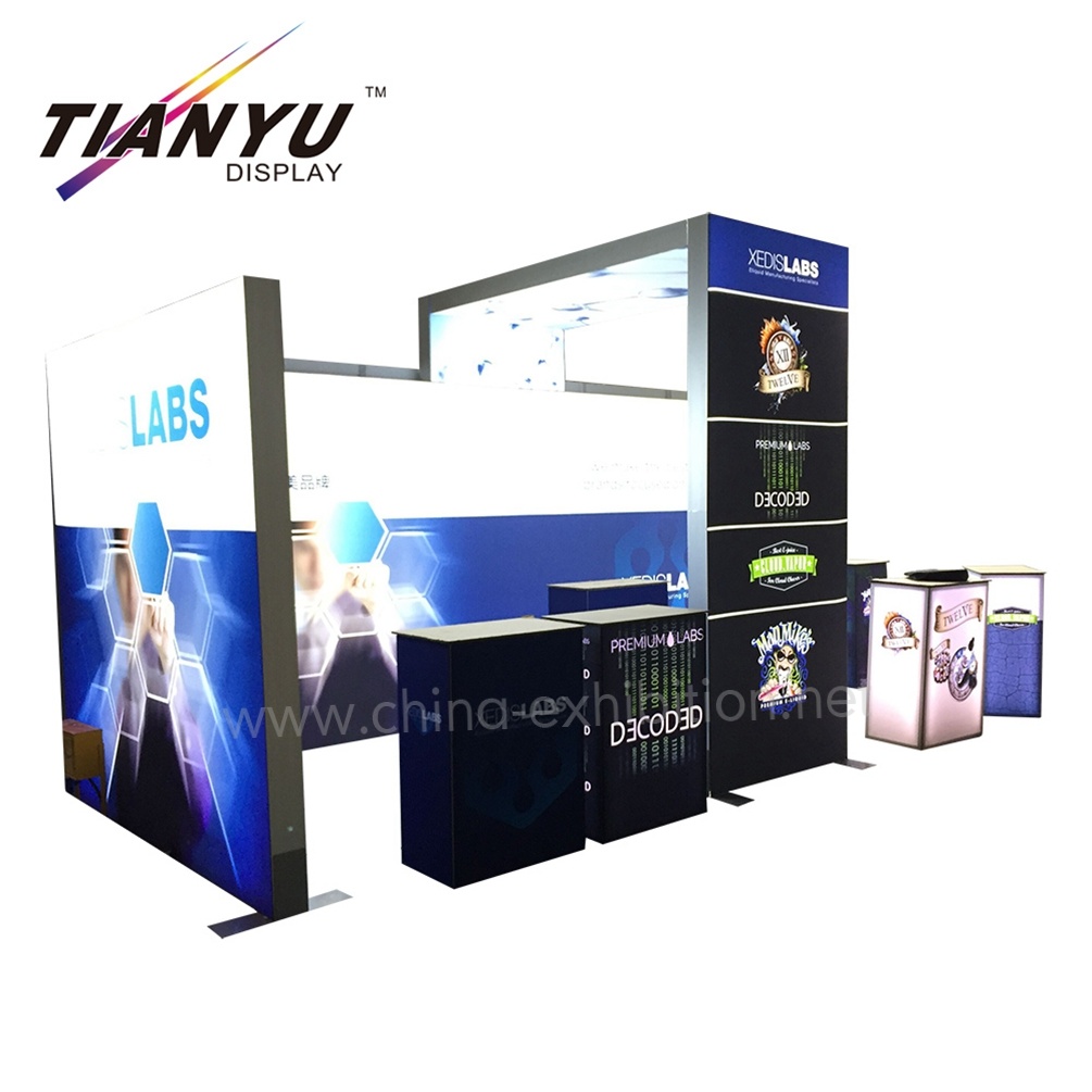 OEM Exhibition Booth Used Trade Show Booth TV Exhibition Stand with LED ...