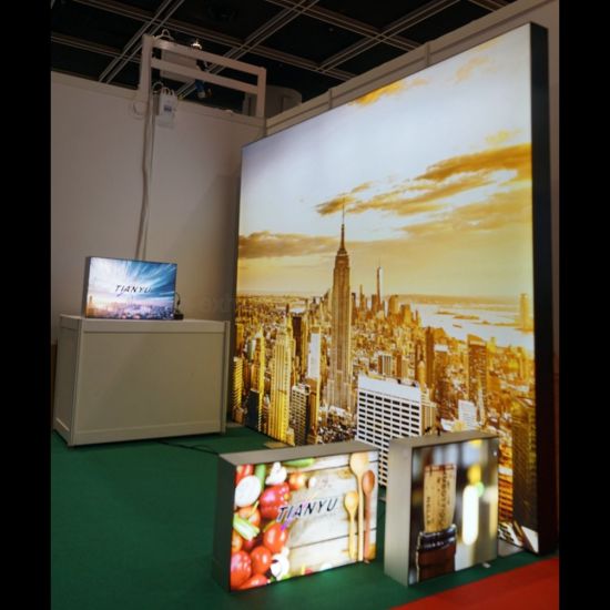Portable Aluminum Quick Set-up Modular Custom Bright Exhibition Booth ...