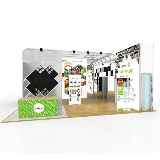 Aluminum Modular Display Stand Exhibition Modular for Custom Trade Fair ...