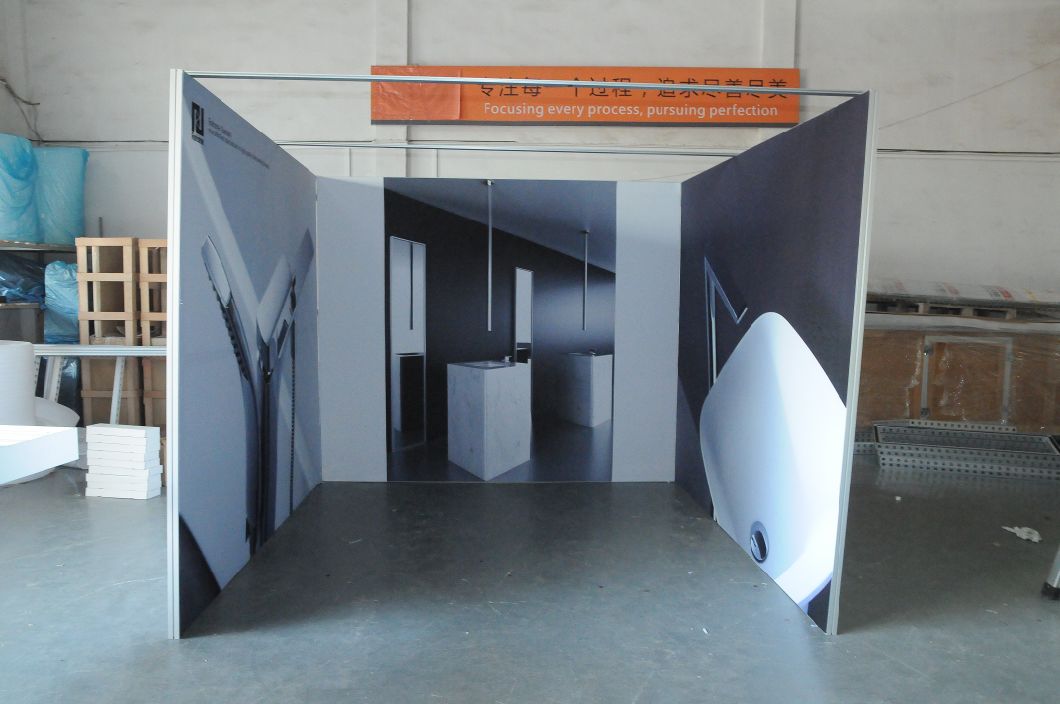 Wholesale Custom Printing Curved Trade Show Portable Booth from China ...