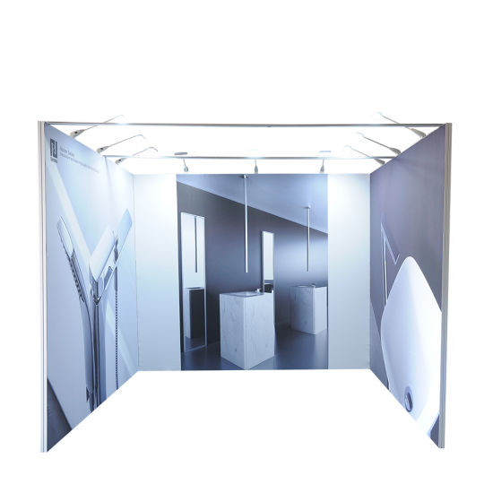 Wholesale Custom Printing Curved Trade Show Portable Booth from China ...