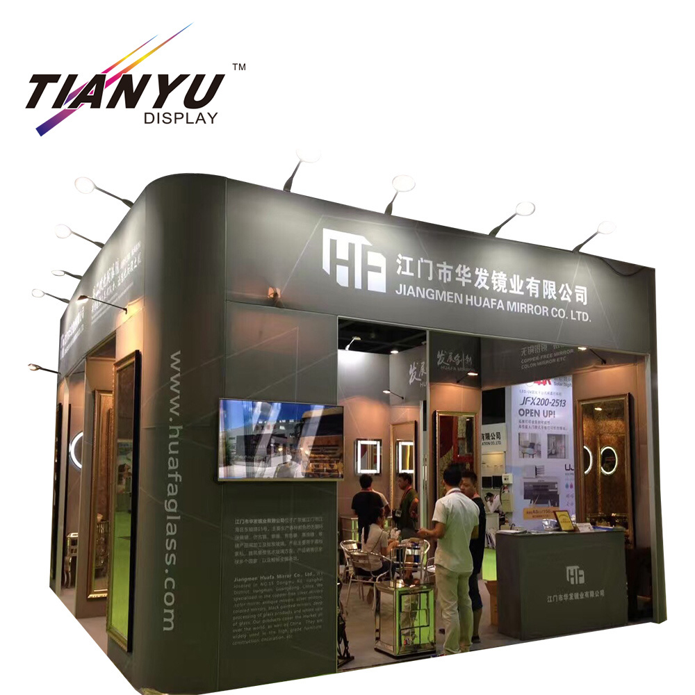 Modular aluminum frame Exhibition Booth clothes display booth ...