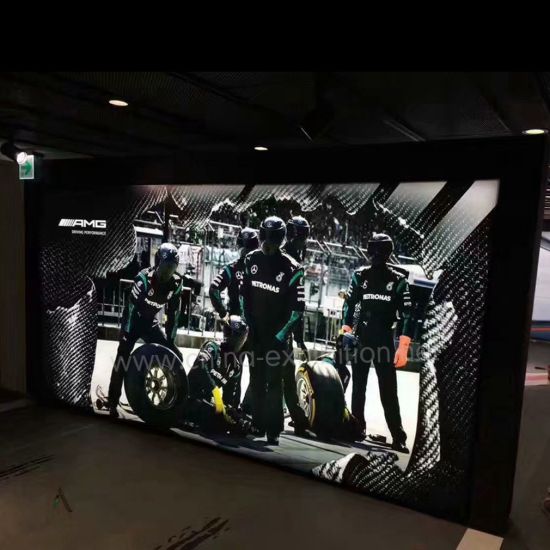 Custom Free Standing LED Light Box Car Display Backlit Trade Show ...