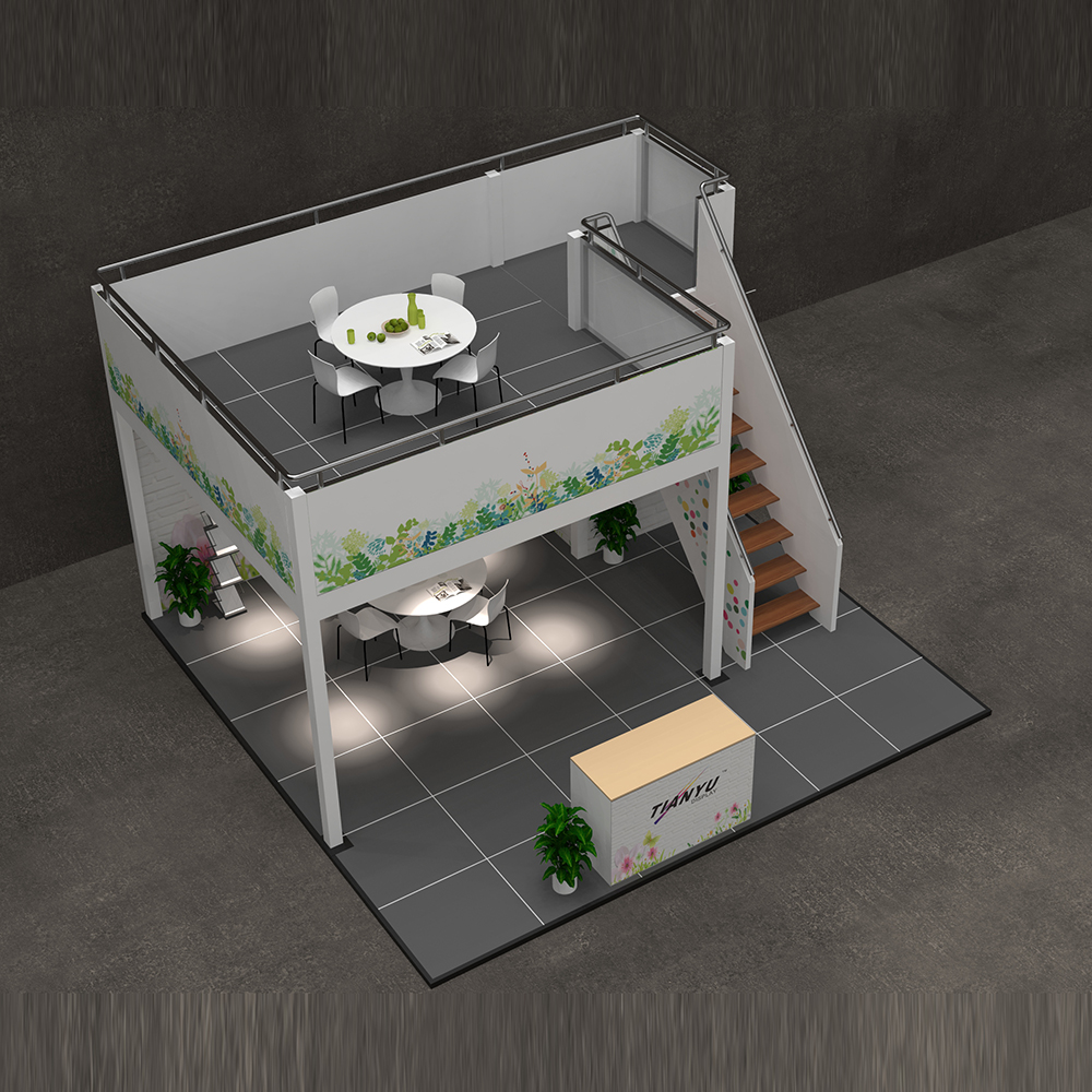 Two Story Custom Modular Popular Easy Double Deck Booth from China ...