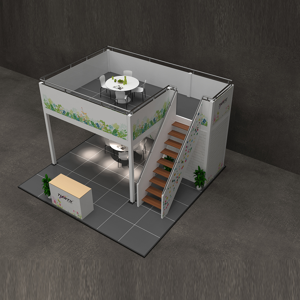 Two Story Custom Modular Popular Easy Double Deck Booth from China ...