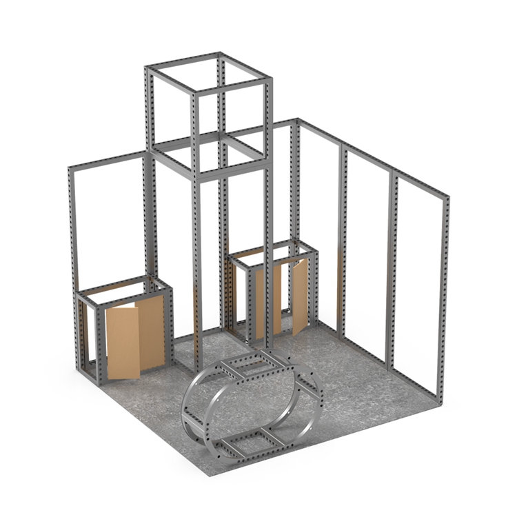 China Factory Price Customized 3x3m modular Exhibition Booth Design ...