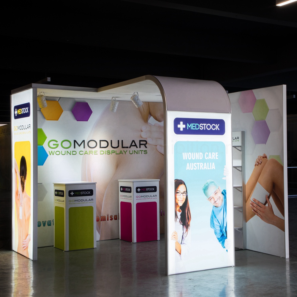 Modular standard portable 3x3m exhibition booth design from China ...