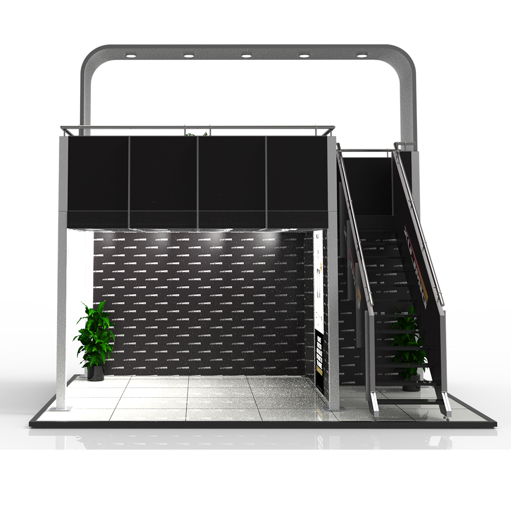 Customized 20ft Exhibition Stand Aluminum Extrusion And Manufacturing ...